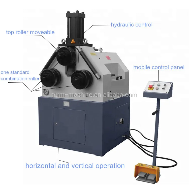 Pipe and Profile Roll Bending Machine HRBM65 for Sale