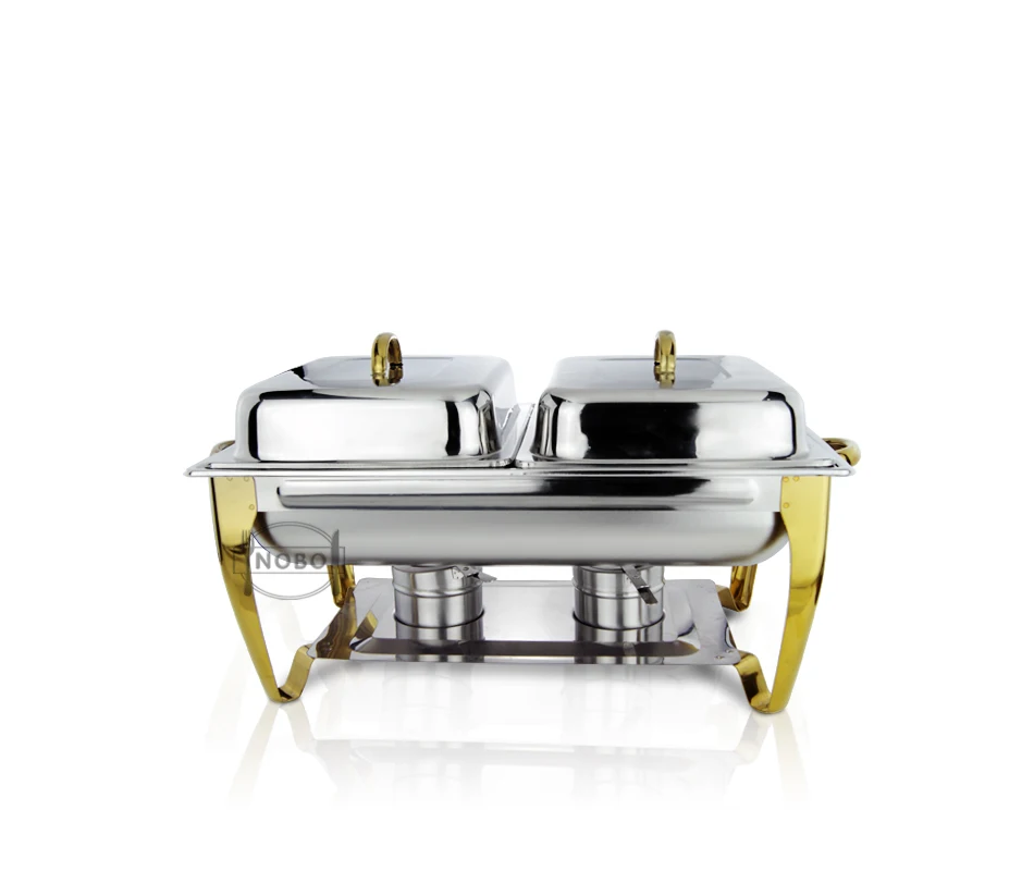 Newest Design Stainless Steel Buffet Dish With 2 Compartment/chafing ...