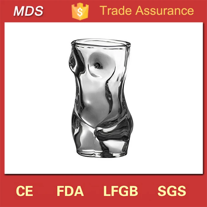 Custom 45ml Sexy Woman Body Shaped Shot Glass for Party Gift