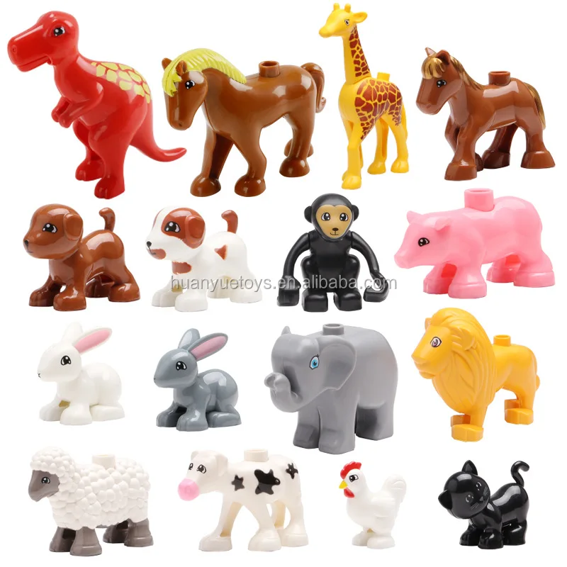 Farm Animal Original Bricks Set Big Building Blocks Classic Accessories ...
