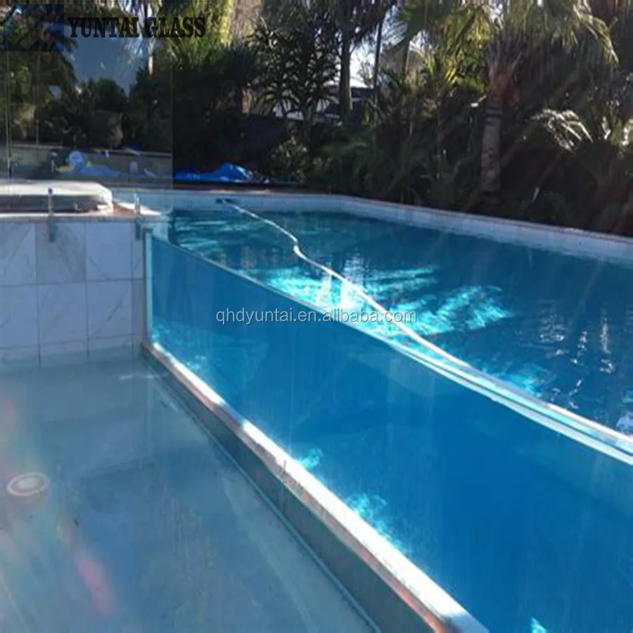 Partition Swimming Pool Wall Tempered Glass Fence Panels