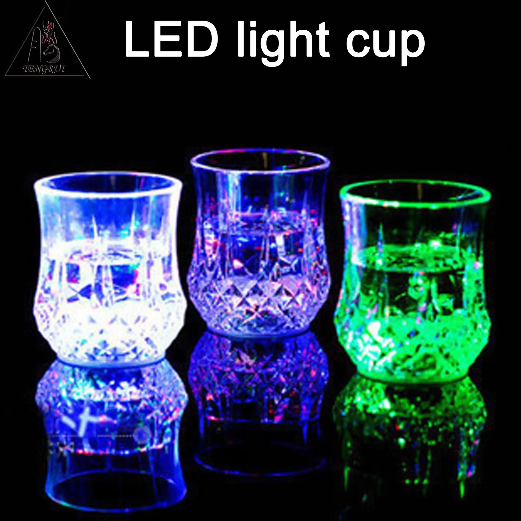 Water Activated Colorful Flashing Led Light Cup For Bar Club Night ...