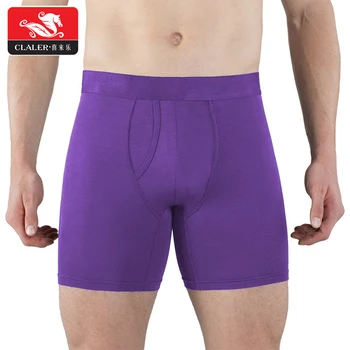 Men Fly Open Crotch Boxer Shorts Custom Lenzing Modal Male Underwear ...