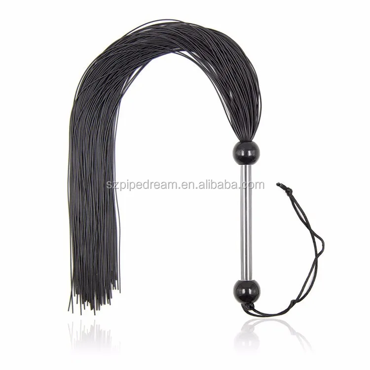 Silicone Whip With Plastic Handle Sex Spanking Flirt Toys Leather Whips
