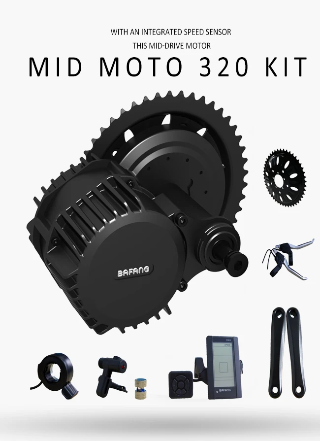 Bafang Ebike Kit Bbshd 48v 1000w Mid Drive Kit With Gear Sensor Cable ...