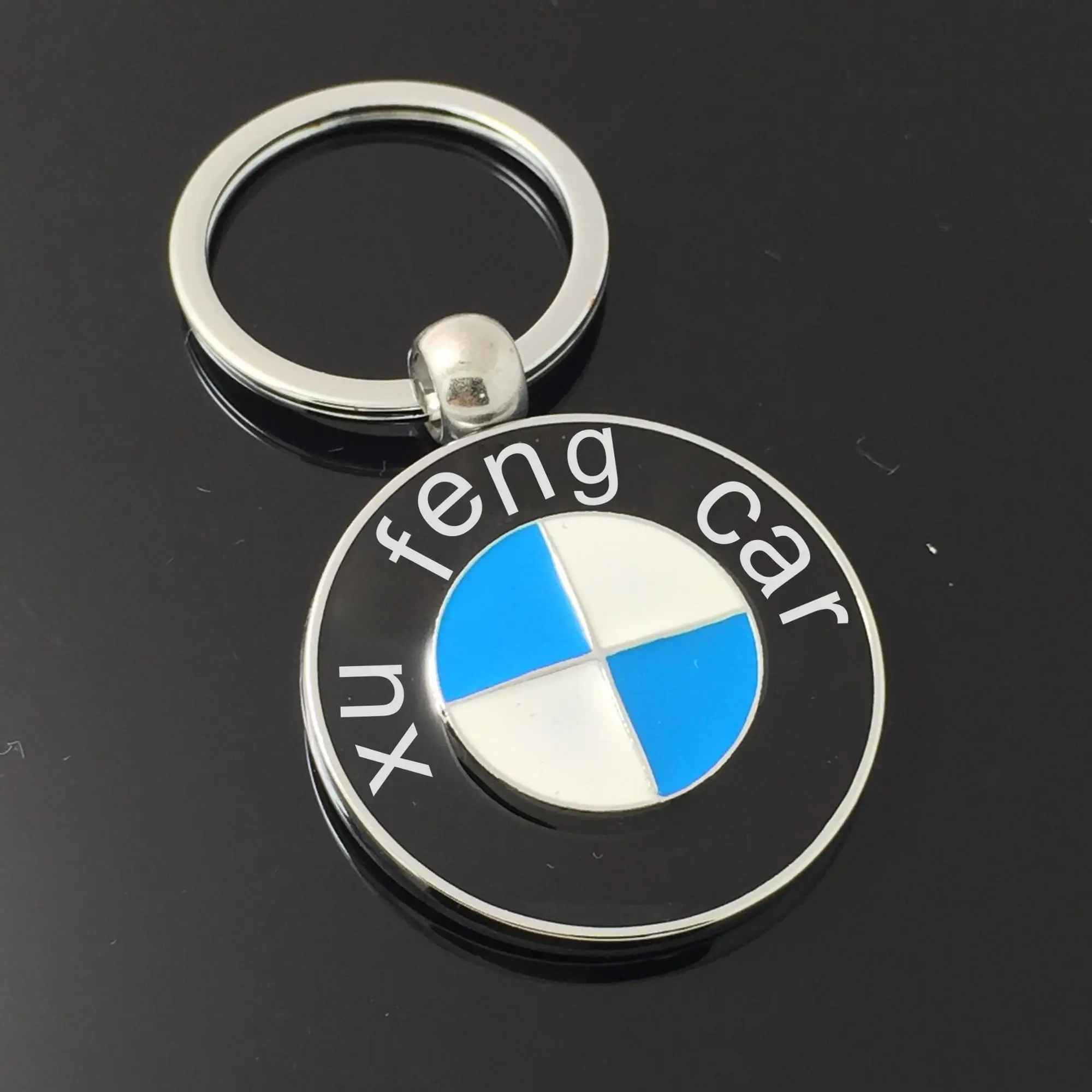 Authorized Wholesale Fashion Custom Logo Round Metal Car Keychain ...