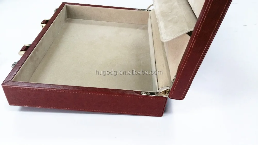Hot Selling Practical Faux Leather Attache Case With Handle - Buy ...
