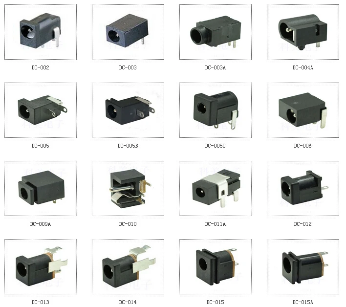 Dc Power Socket Vertical Plug-in 3pin Dip Dc-012b - Buy Dc Power Jack With 6.5mm Diameter,5.5mm ...
