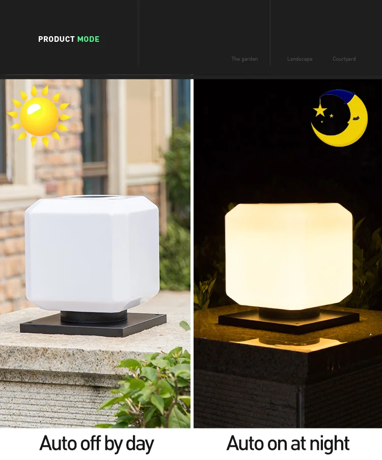 2w 3.5w Waterproof Outdoor Modern Led Solar Cube Light - Buy Solar Cube ...