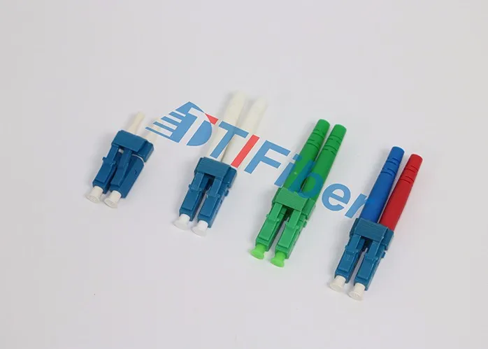 Single Mode Duplex Lc/pc Fiber Optic Connectors For Fttx Network - Buy ...