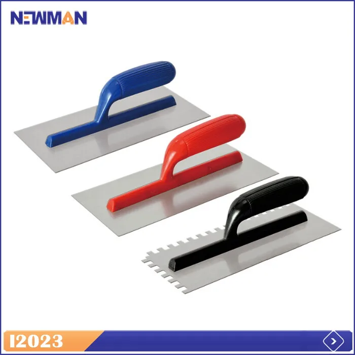 I2023-3 Custom Logo 28x12cm Abs Plastic Handle Putty Plastering Trowel ...