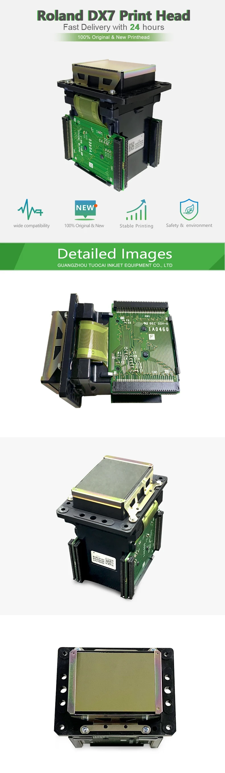 Roland Dx7 Print Head - Eco Solvent Printer for Advertising