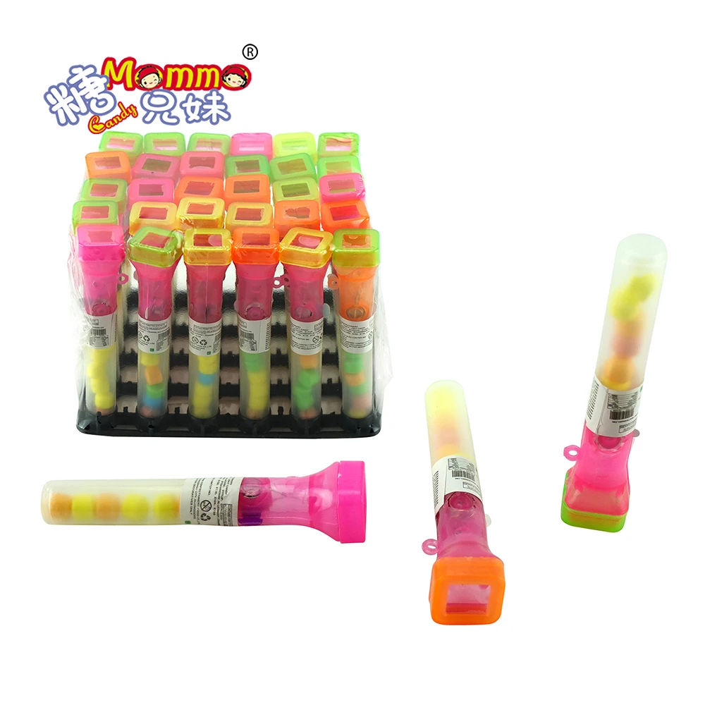 Cartoon Lightning Projection Flesh Light Electric Torch Toy Candy