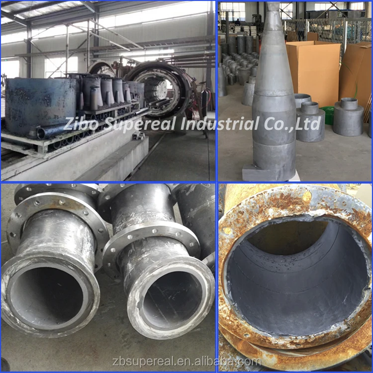 Silicon Carbide Tube / Sic Pipe Liner For Corrosion Resistance At High ...