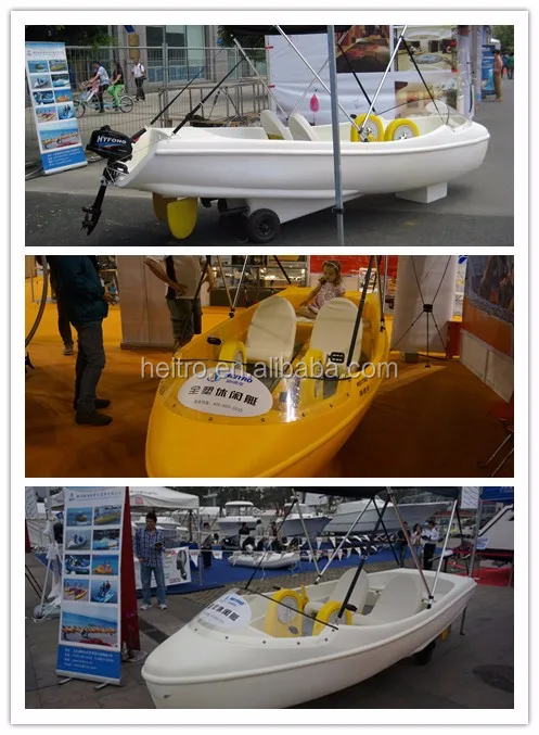 HEITRO 4 Person Electric Water Bike Pedal Boat - Fun & Thrill