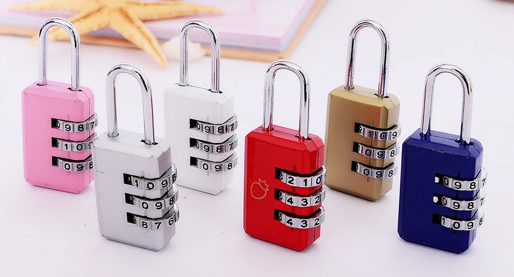 Ch-05b Cartoon Cutely 3 Digital Number Lock For Luggage - Buy Number ...