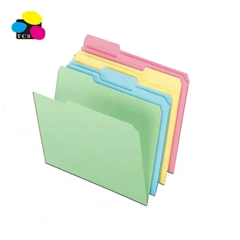 Pastel Color File Folders,11pt,Box Of 100 - Buy Paper Manila Folder ...