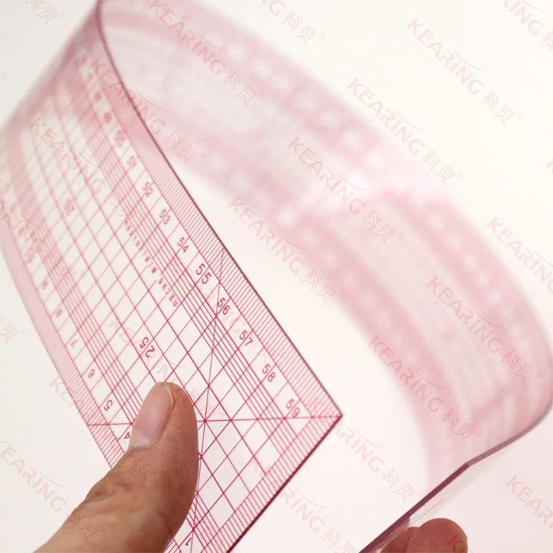 Kearing OEM Pvc Grading Straight Rule 60cm, Flexible Plastic Sewing ...