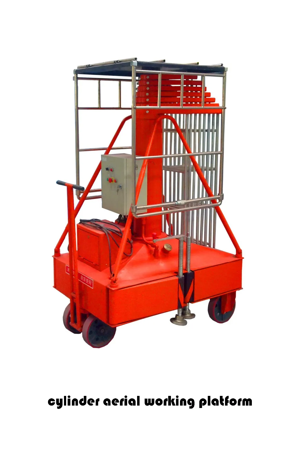 Hydraulic Manual Roller Top Scissor Lift Table - 5m Height