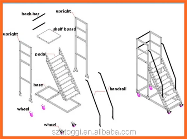 3m Platform Height Step Ladder - Buy Step Ladder Ladders ladder Product ...