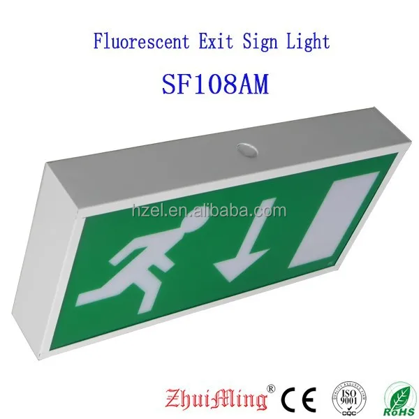 Fluorescent Light Repair Sign