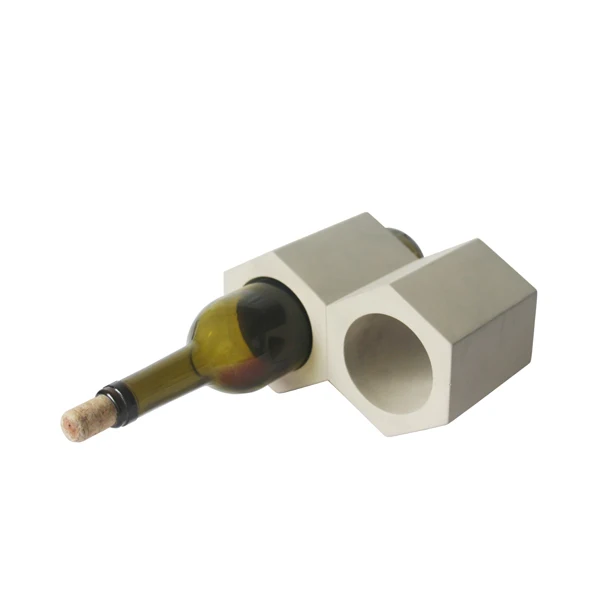 Concrete Wine Bottle Holder Free Standing Wine Storage Rack Wine Stand ...