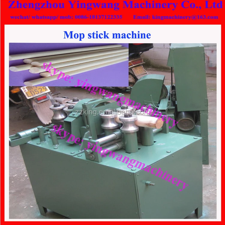 Round Wood Broom Stick Making Machine - Easy & Efficient