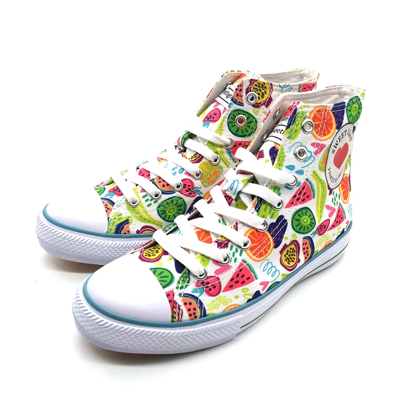 Sneakers With Sublimation Casual Canvas Shoes Women Wholesale - Buy ...