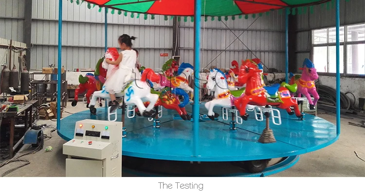 Foldable Mobile Carousel Rides - Fun for Theme Parks