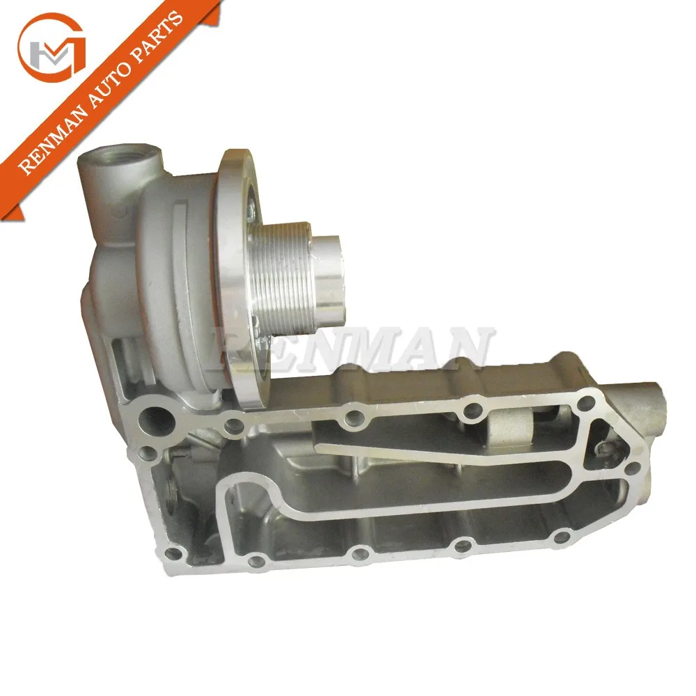 6ct 6l Isle Cummins Engine Lubricating Oil Cooler Cover 3931077 3919014 ...