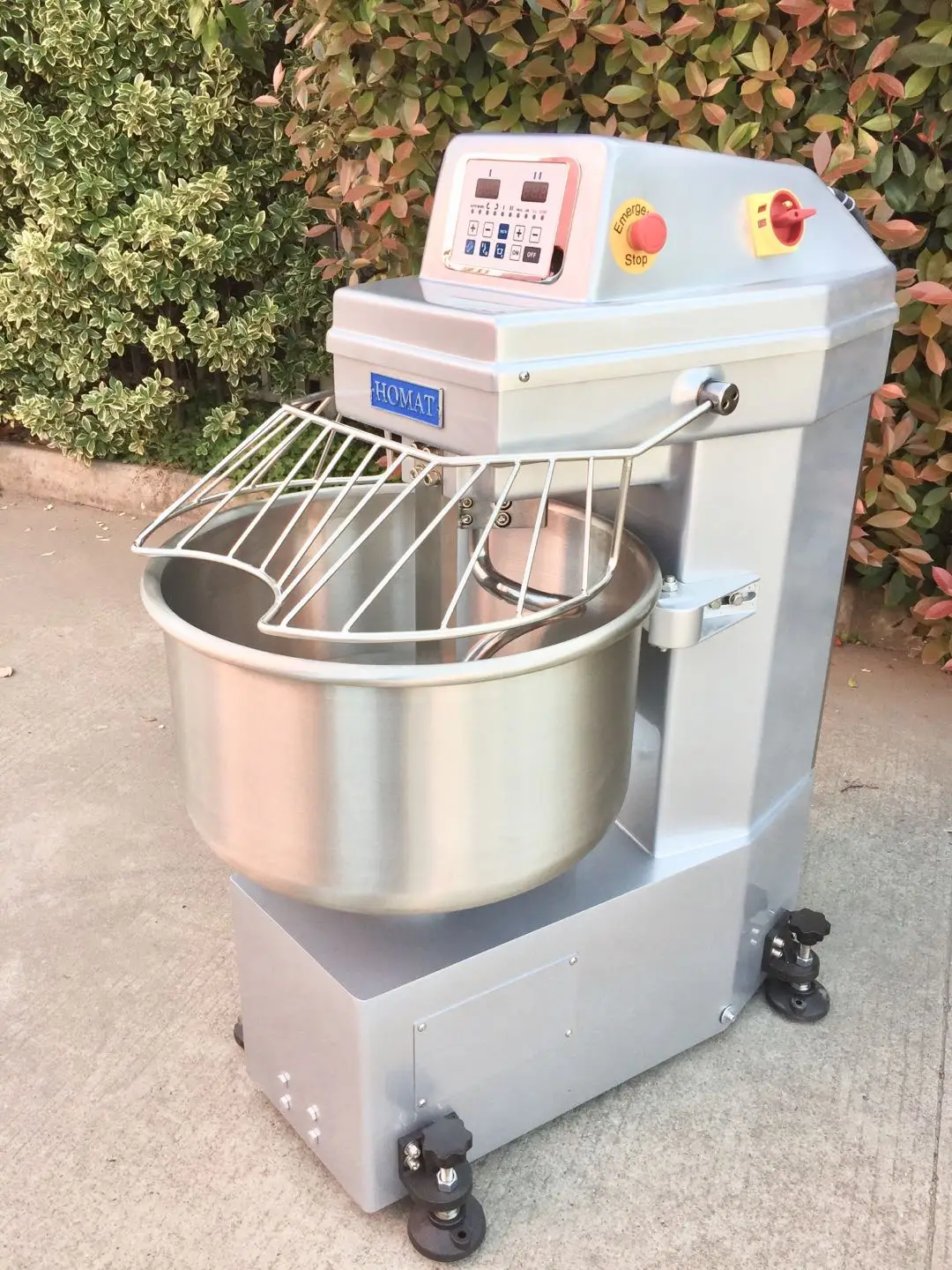 Dubbele Snelheid Bakkerij Mixer 25Kg Deeg Machine Homat Spiraal Kneader ...