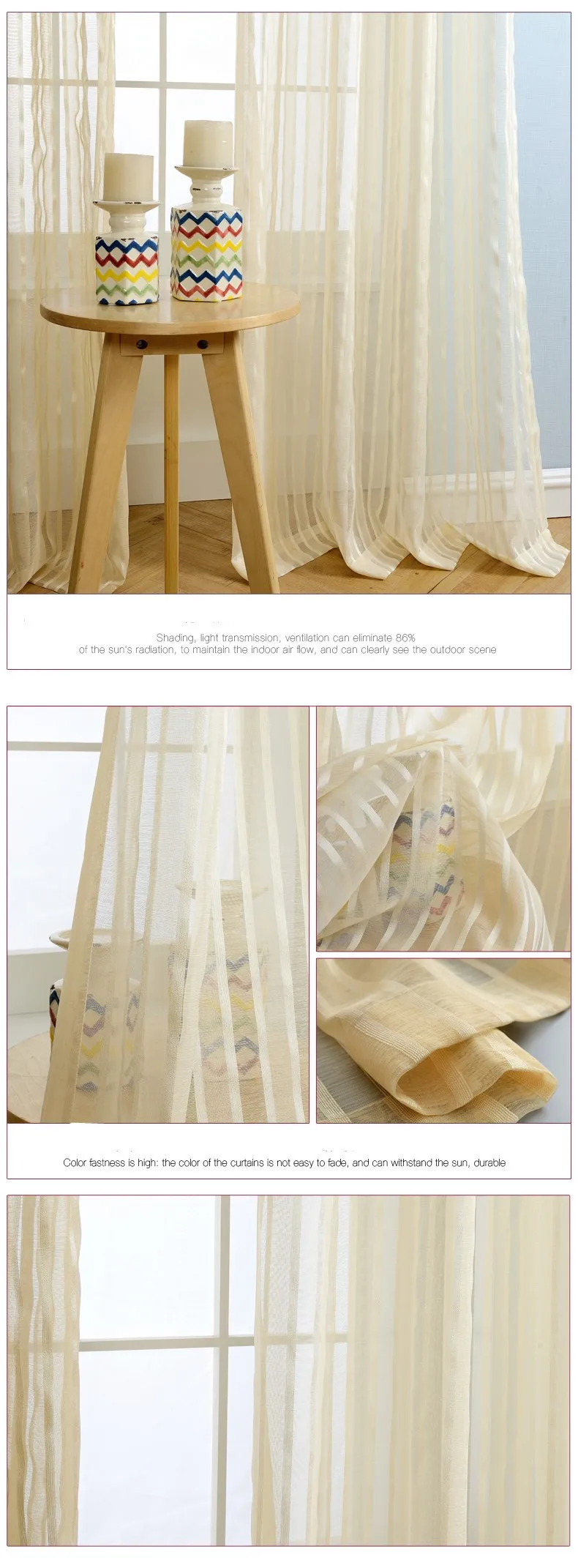 Modern Style White Sheer Used Hotel Drapes - Buy White Sheer,Sheer ...