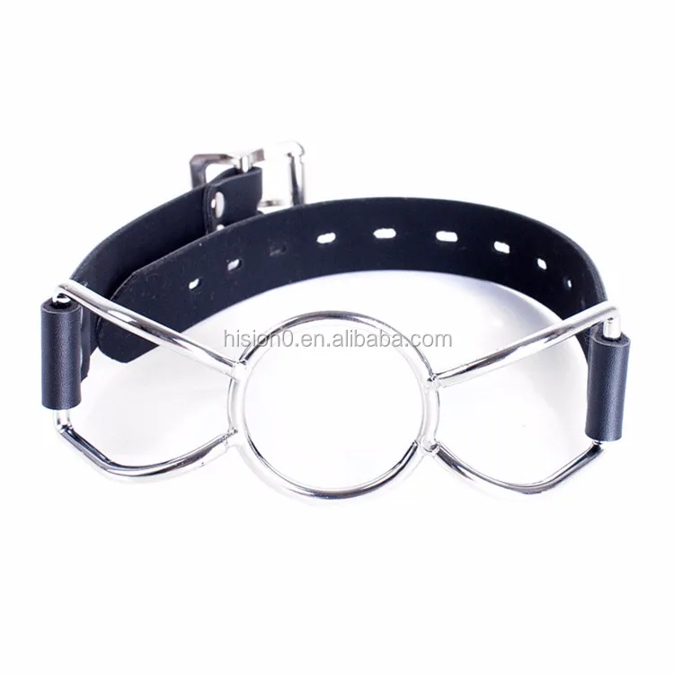 Stainless Steel Open Mouth Ball Gag Butterfly Shape Ball Gag Oral Sex ...