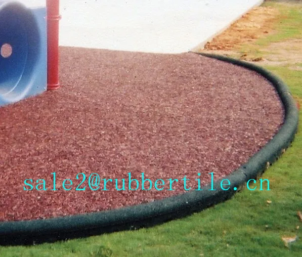 Safe and Durable Rubber Edge Borders for Playground Gardens