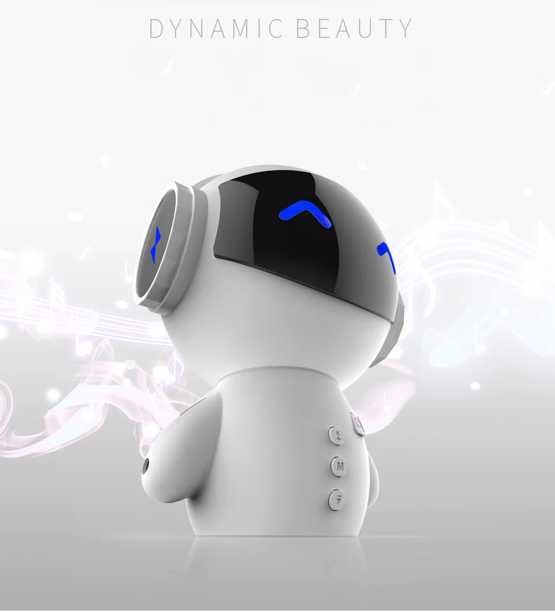 Smart Robot Speaker With Bt Csr 3.0 Plus Bass Music Calls Handsfree Tf ...
