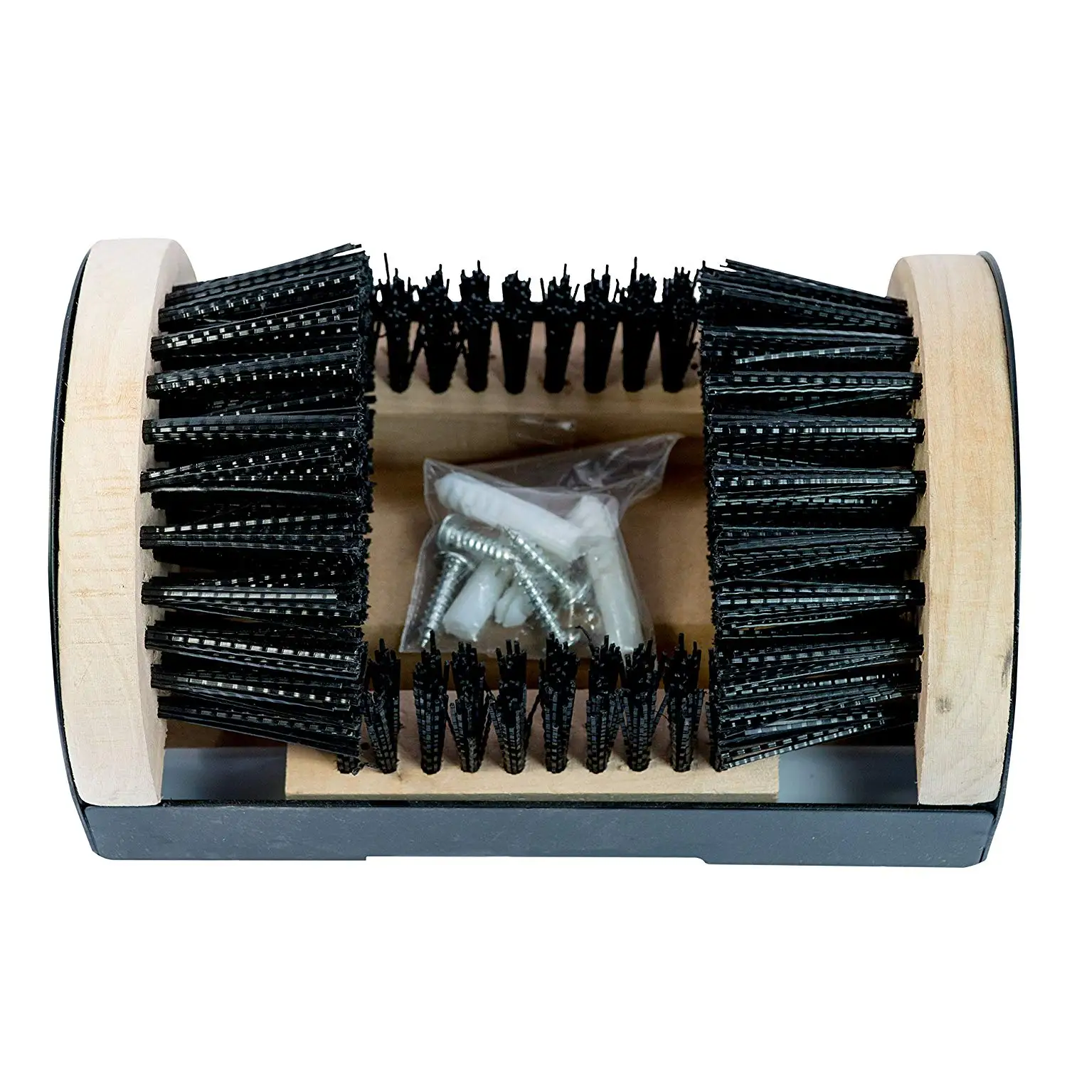 Outdoor/indoor Wooden Shoe Boot Brush Scraper/shoe Cleaner