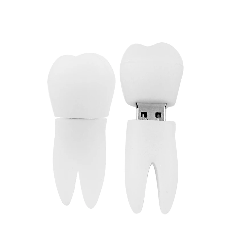 Custom Tooth Shaped USB Pen Drive 64GB - Dental Gift