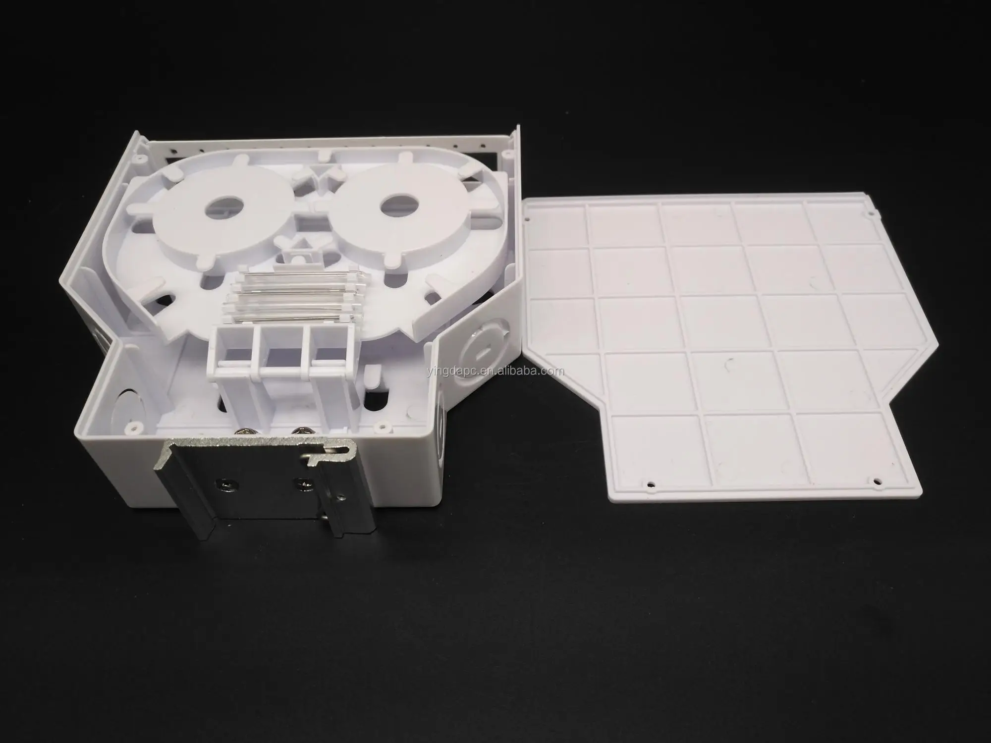 12 Cores Fiber Optic Din Terminal Box With Splice Tray - Buy 4 Cable ...