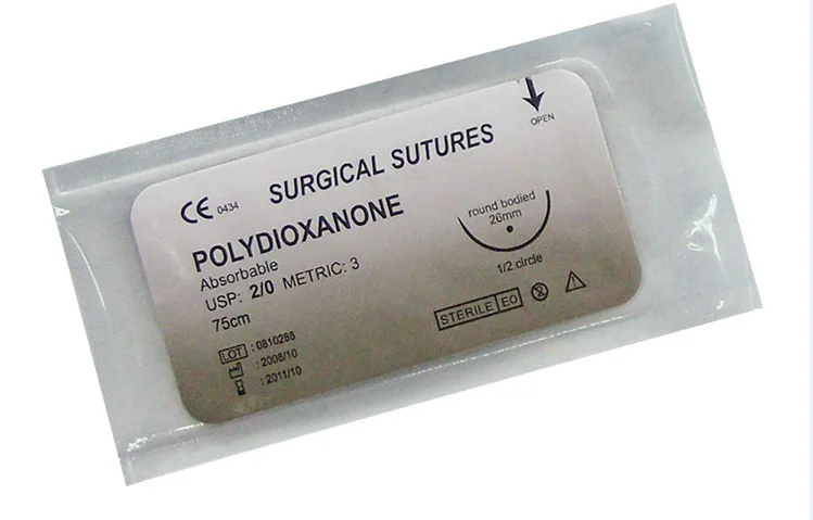 Synthetic Polydioxanone Absorbable Sutures Top Grade Pds Sutures - Buy Absorbable Sutures,Pds ...