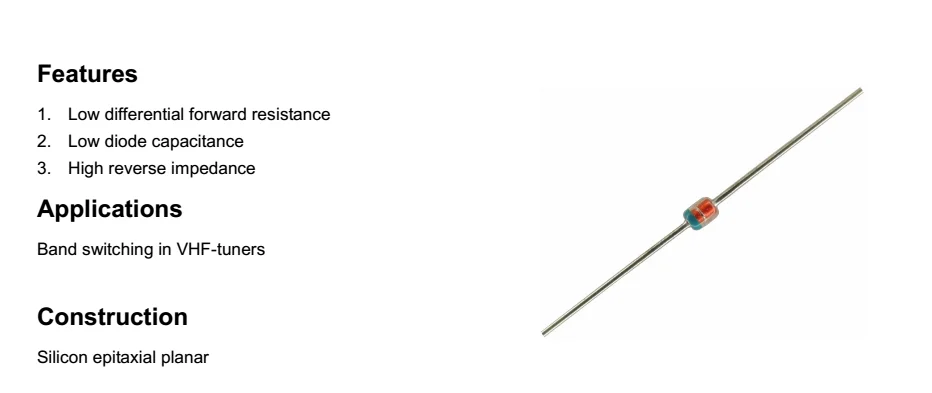 1SS244 Small Signal Switching Diodes 200MA 35V DO-35(34)