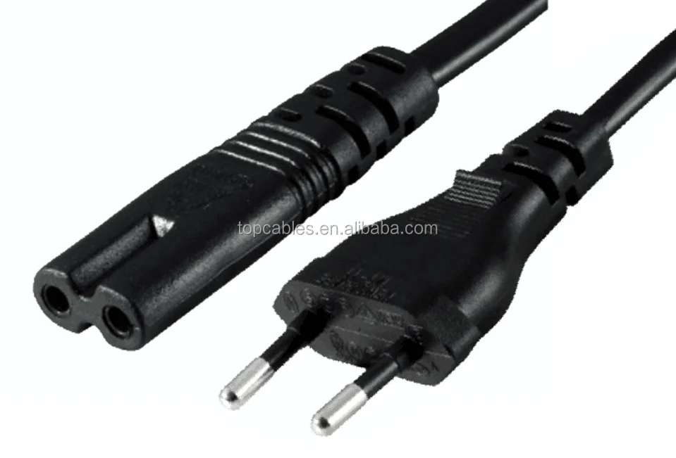 Eu 3-prong Plug European Power Cord Extension Wall Power Supply Cord ...