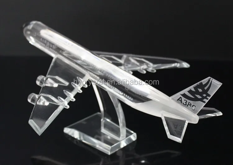 Custom Crystal Glass Passenger Plane Model For Wholesale - Buy Air ...