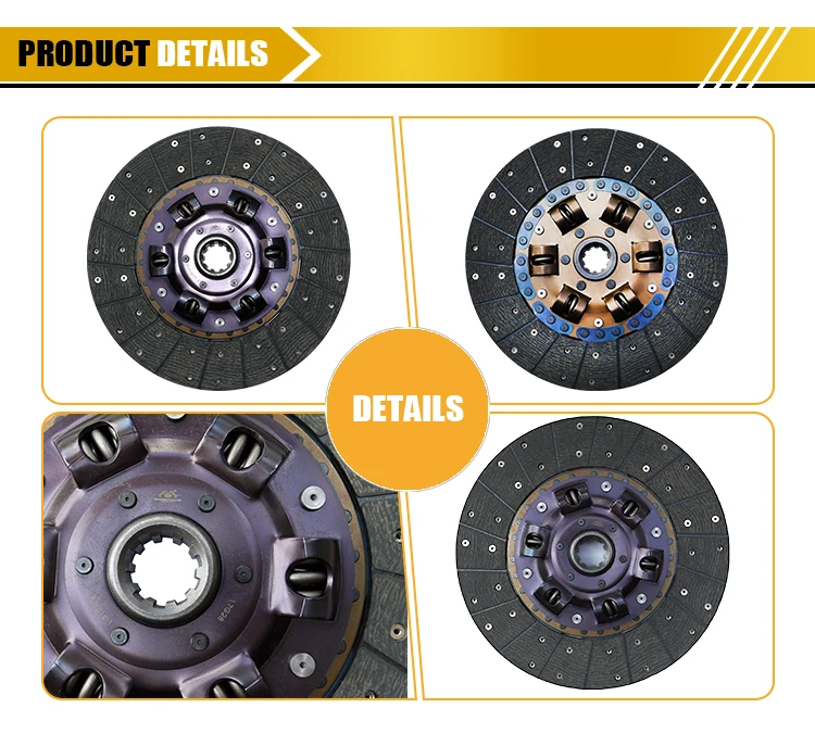 350mm Clutch Disc 1312406710 for ISUZU FSR FTR - Two Stage Damping