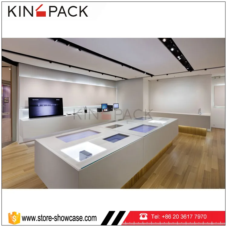 Shop Fittings And Display Wood Display Stand For Computer Fittings Mdf ...