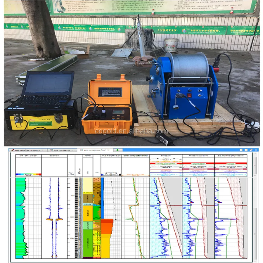 Geophysical Borehole Well Logging Equipment 200-3000mtr Borehole ...