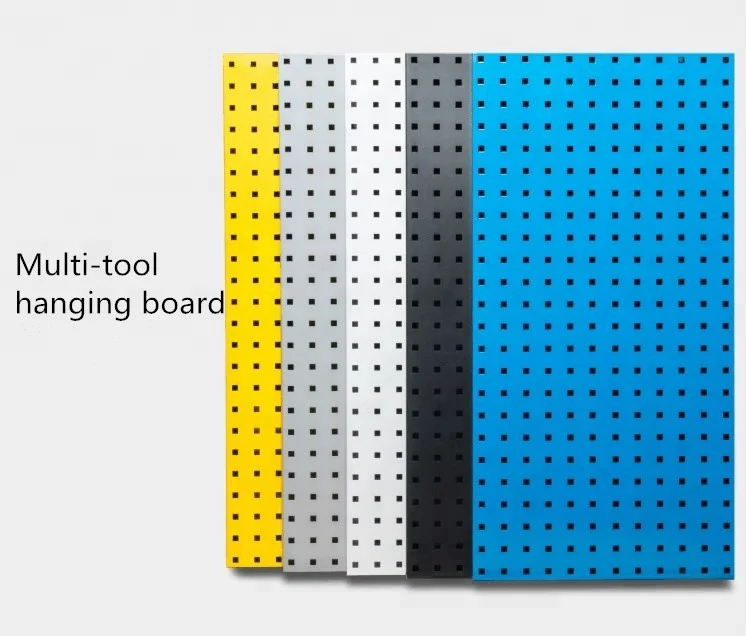 Hole Plate Square Hole Tool Rack Hanging Plate Tool Metal Pegboard Tool ...