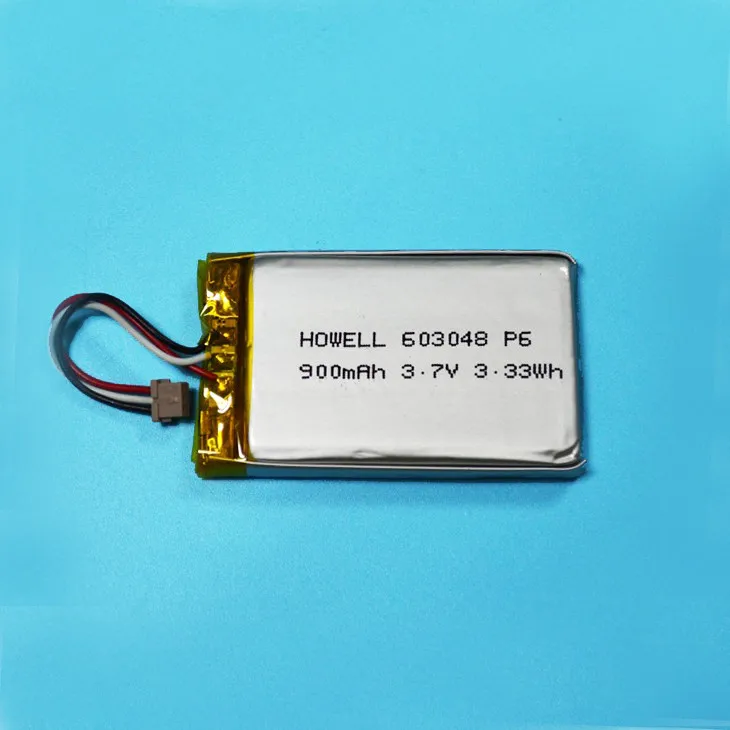 Bis Approved 603048 3.7v 900mah Rechargeable Lipo Battery With 10k Ntc ...