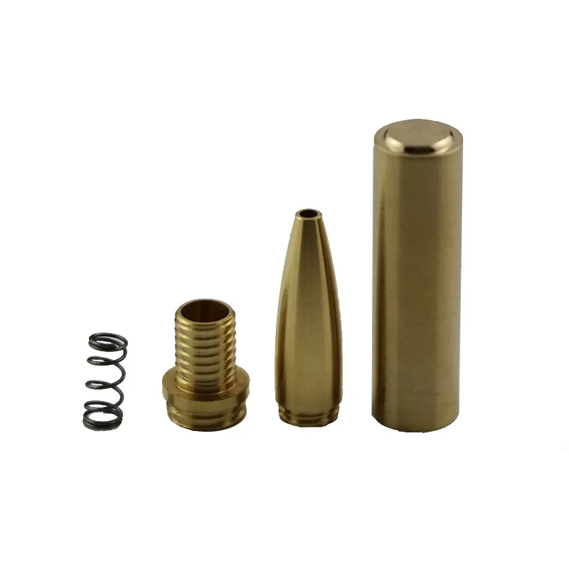 Gun Revolver Blank Wooden Gun Bullet Pen Kit DIY Bolt Action