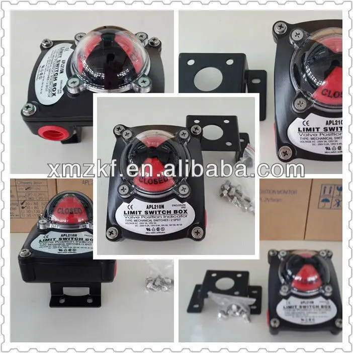 Pneumatic Actuator with Limit Switch Box - Double Acting