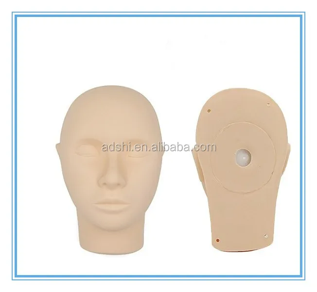 Permanent Makeup Practice Head Model For Sale Practice Rubber Skin Head ...